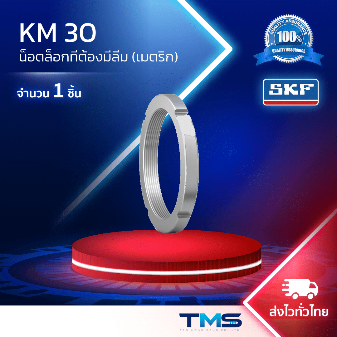 18x30x6 HMS5 V SKF (ซีล 18x30x6มม.) ปากซีลชั้นเดียว - TMS